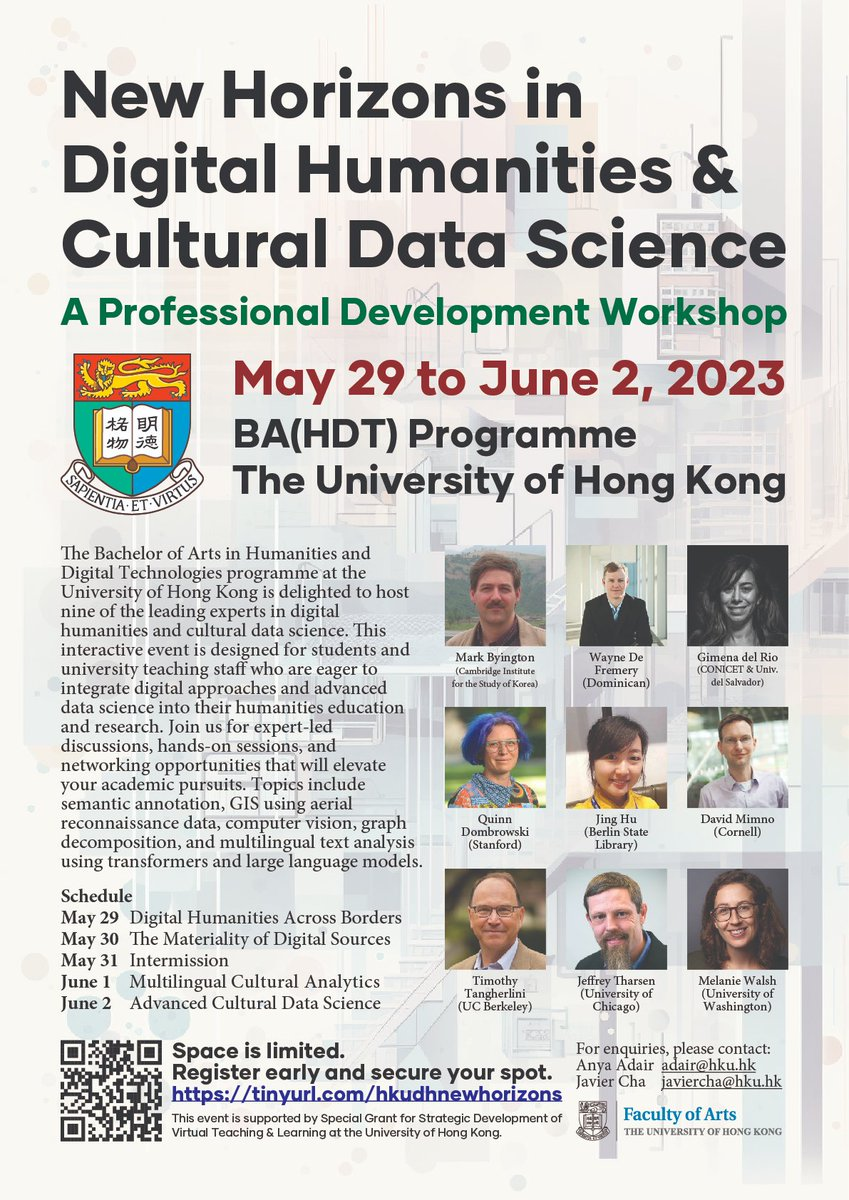 [Workshop] New Horizons in Digital Humanities and Cultural Data Science ...