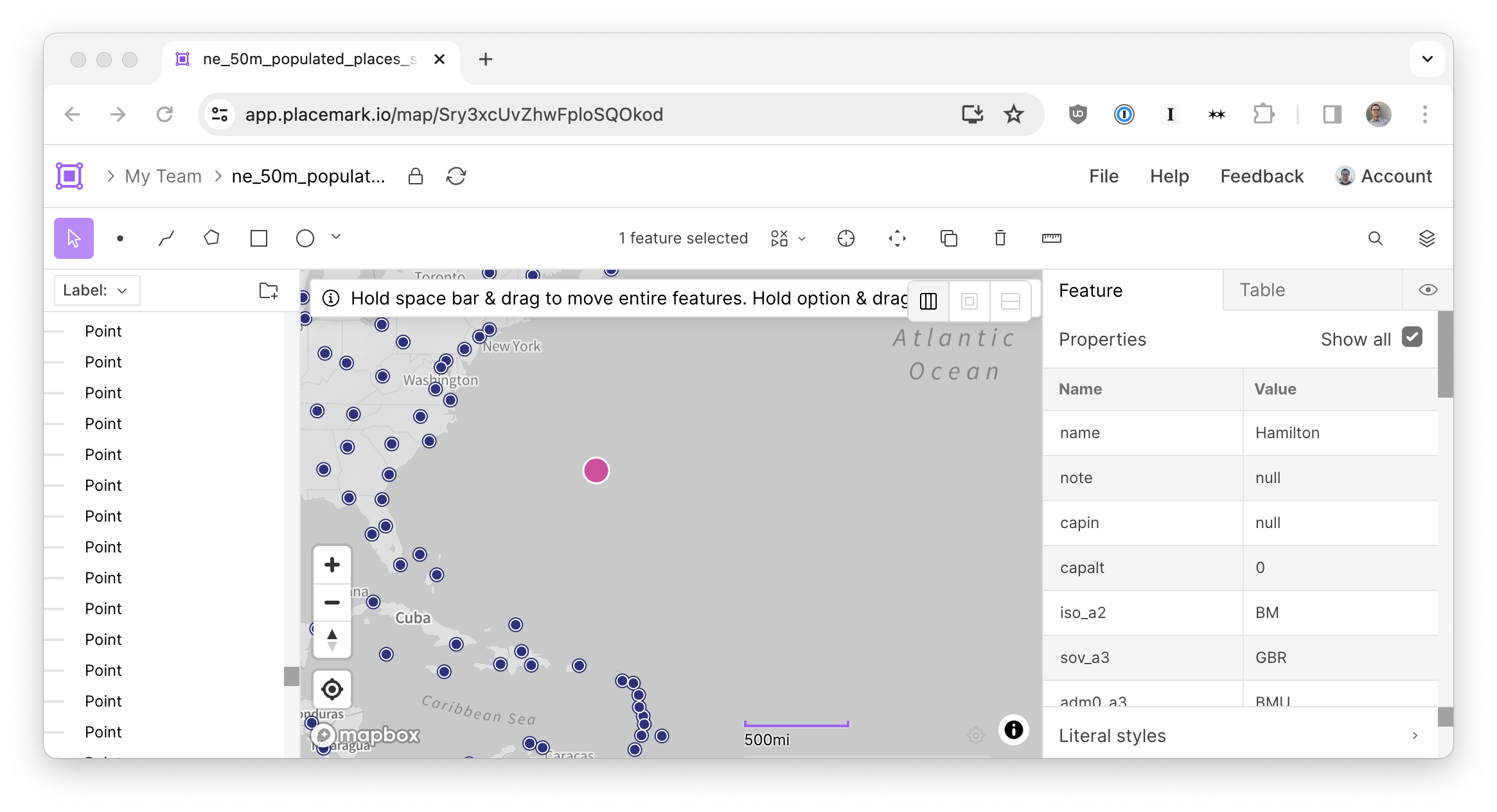 Placemark: 웹 기반 지리공간 데이터 편집기(오픈소스) – KADH / 한국디지털인문학협의회